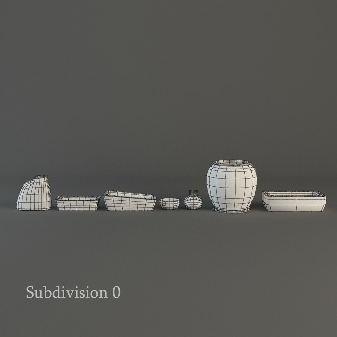 3d Porcelain Set