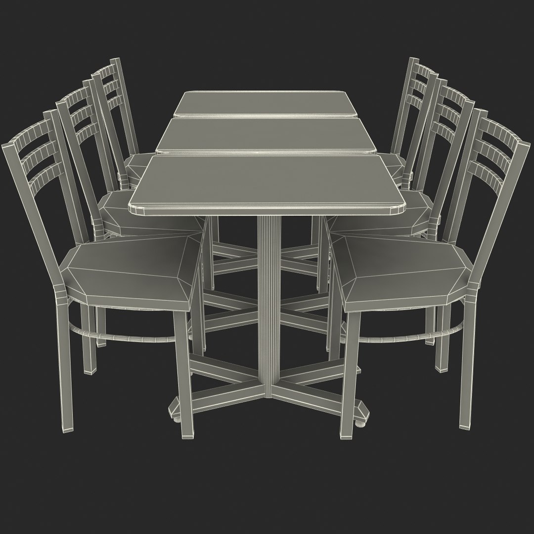 3ds max restaurant table
