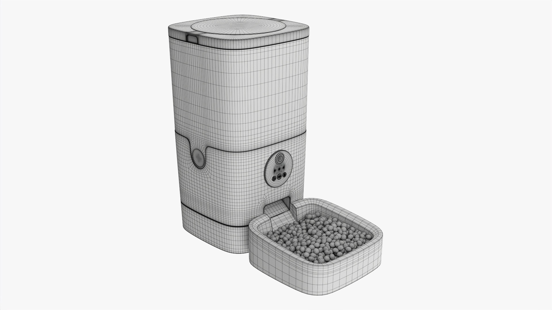 Automatic Cat Dog Feeder 3D Model - TurboSquid 1877039