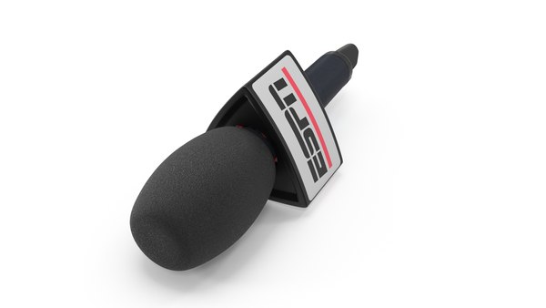 modelo 3d Micrófono Inalámbrico ESPN Reporter Triangular - TurboSquid ...