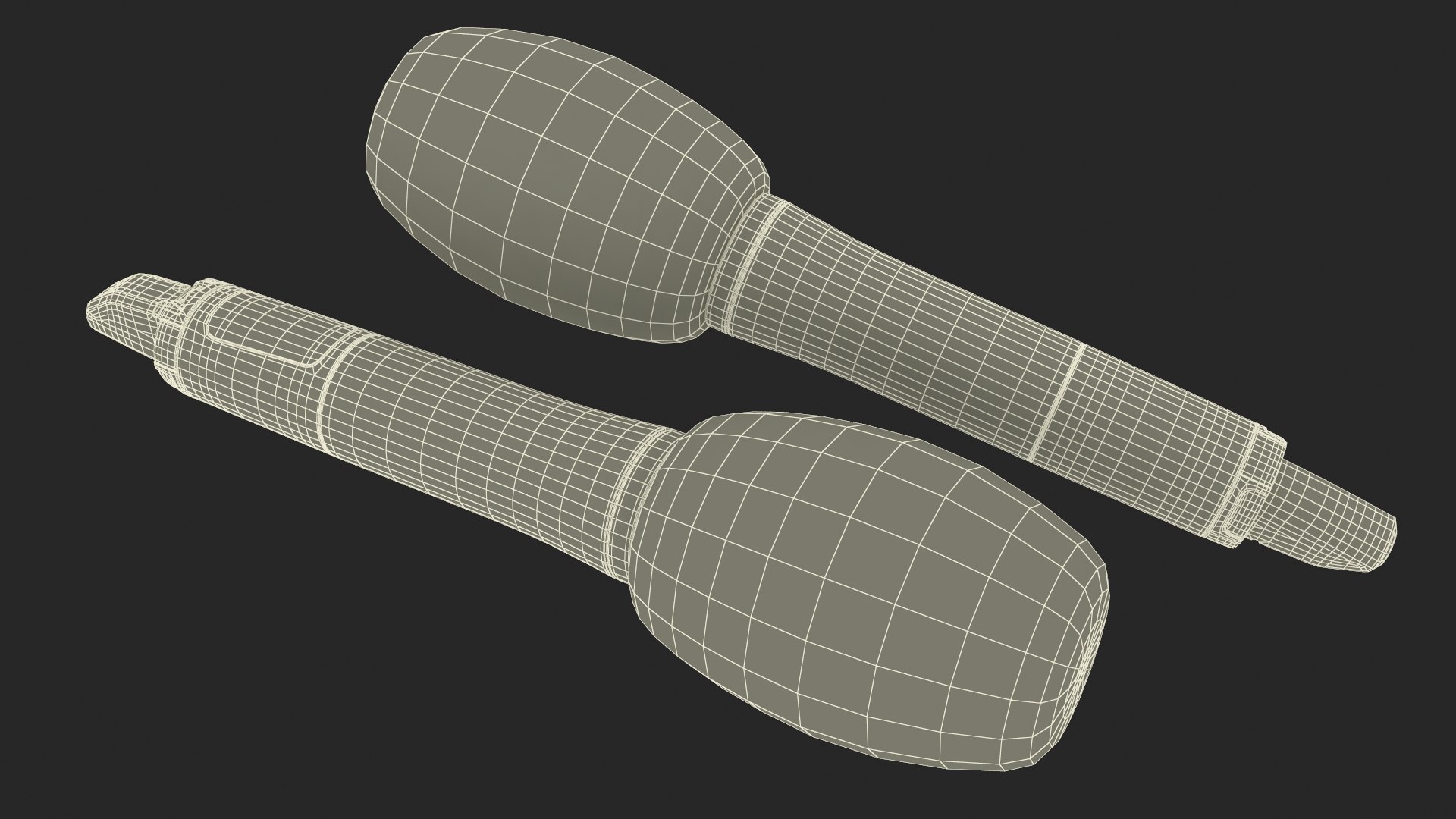 ESPN Reporter Wireless Microphone Triangular 3D model - TurboSquid 2169081