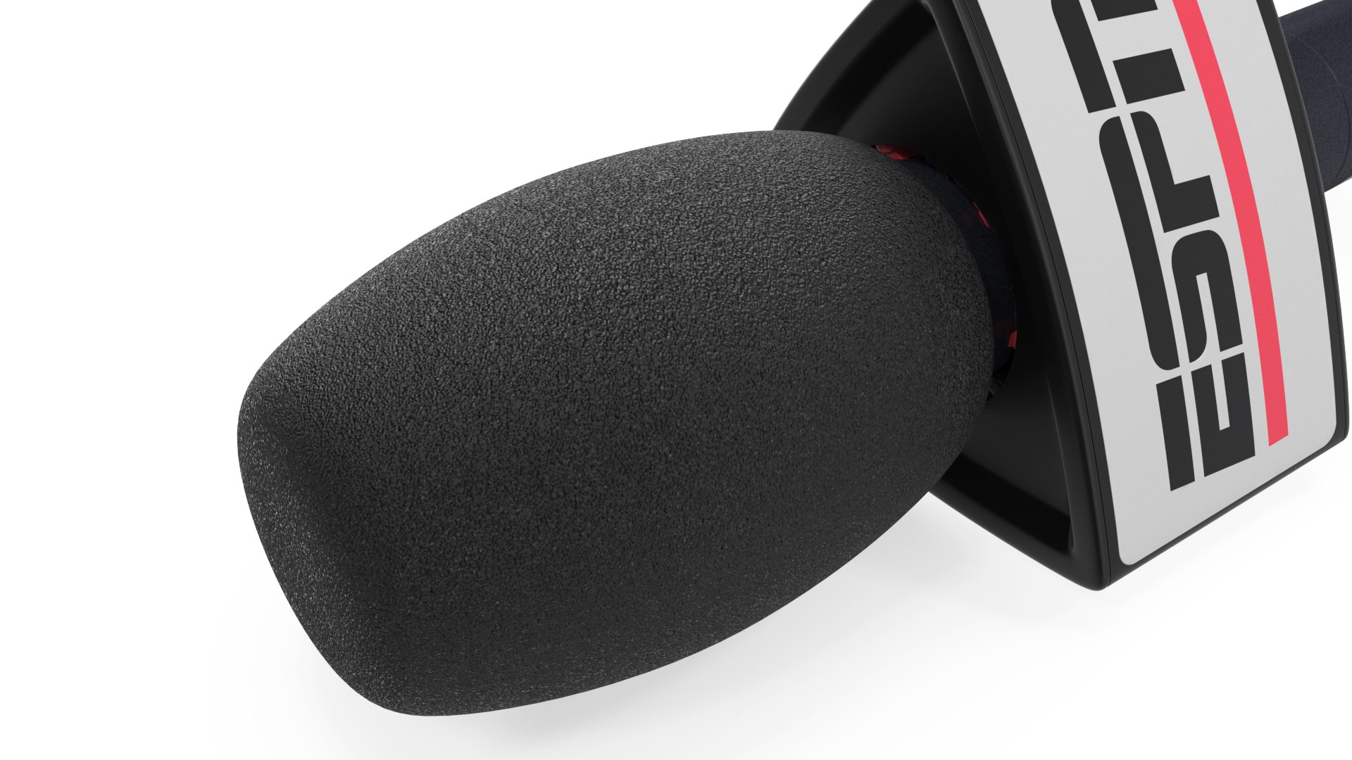 ESPN Reporter Wireless Microphone Triangular 3D model - TurboSquid 2169081