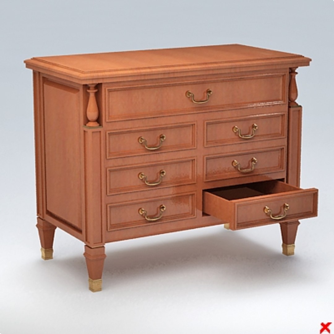 3d Model Chest Drawers