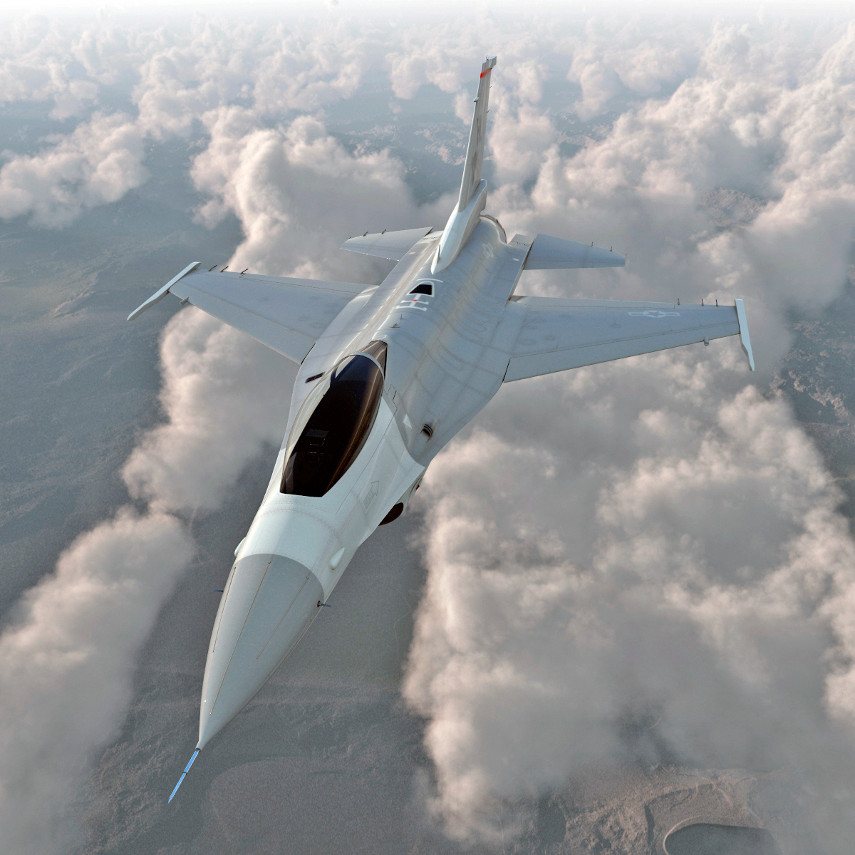 3d fighter f-16 fighting falcon
