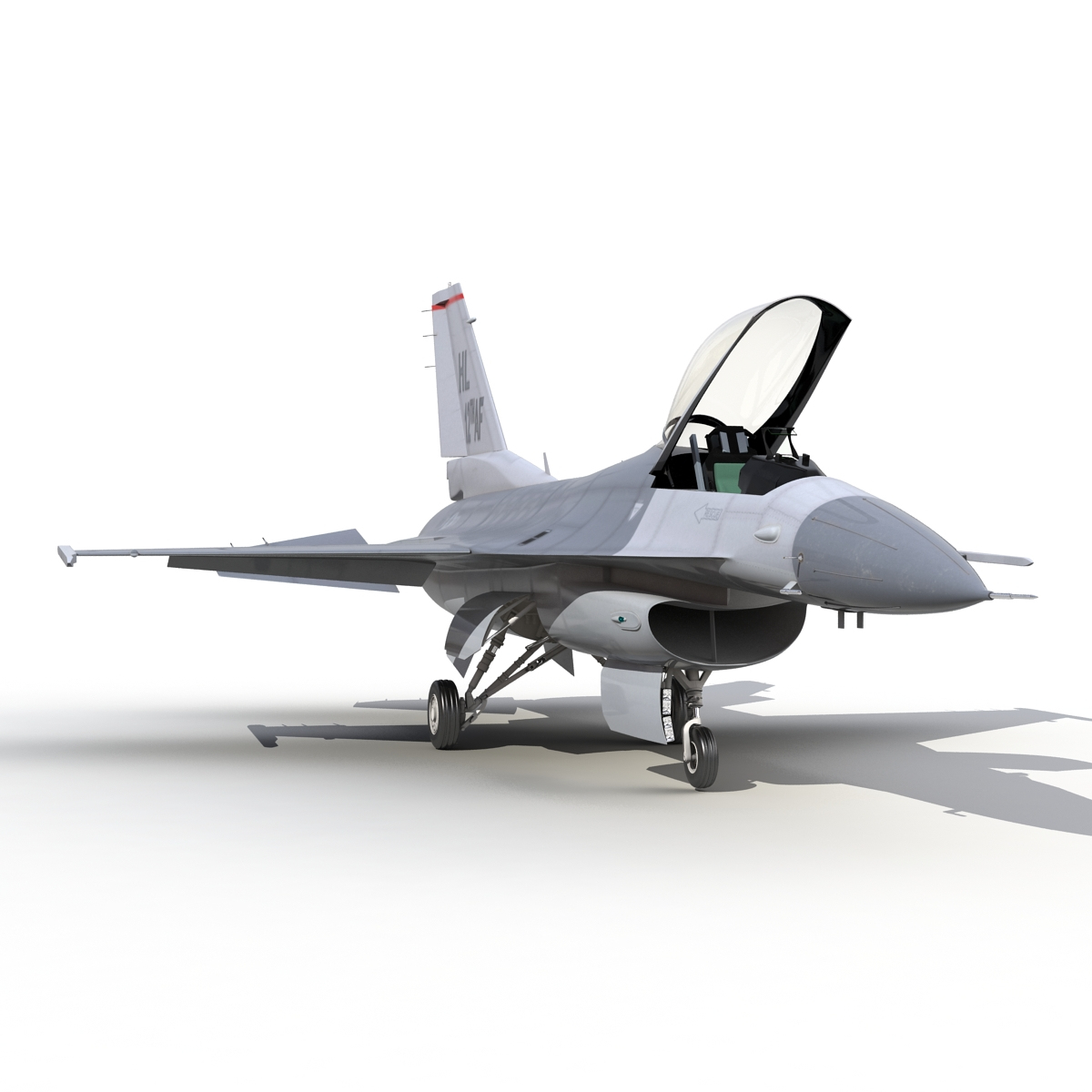3d fighter f-16 fighting falcon