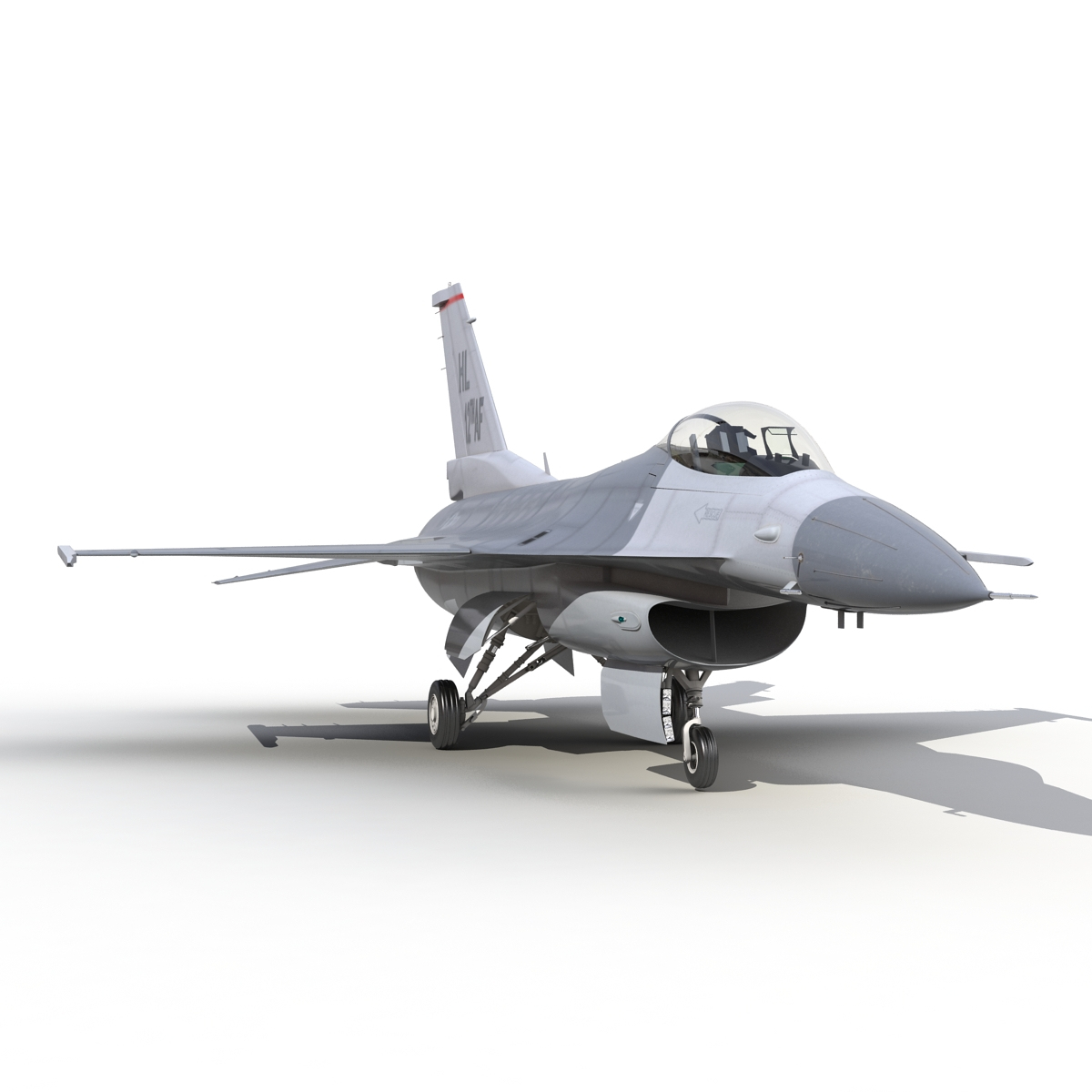 3d fighter f-16 fighting falcon