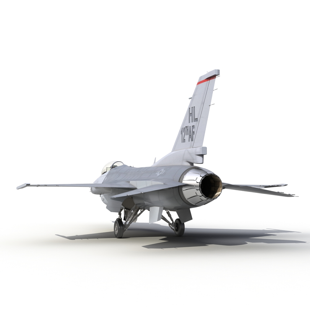 3d fighter f-16 fighting falcon