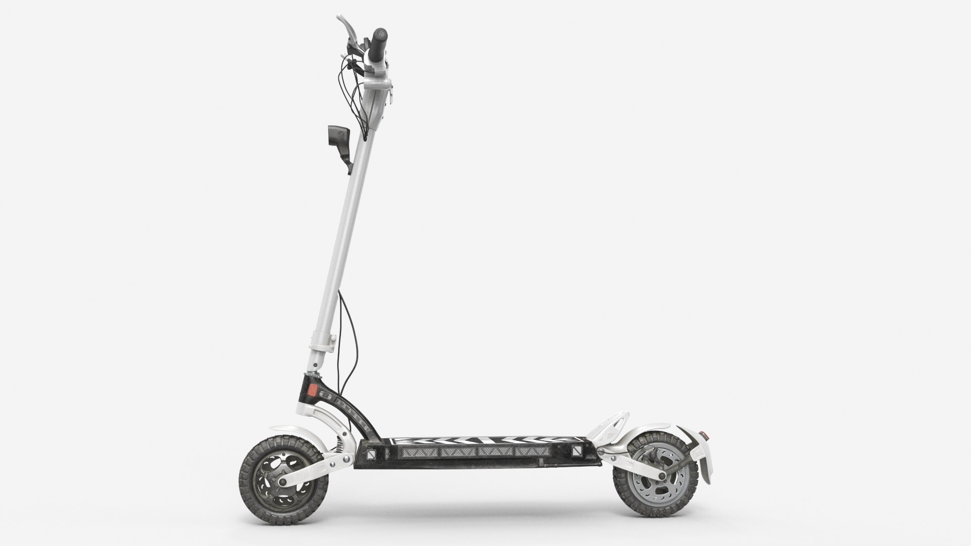 E-Scooter Offroad White Dirty - PBR Model - TurboSquid 2150589