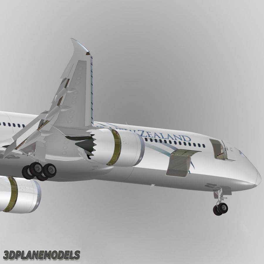3d b787-9 air new zealand model