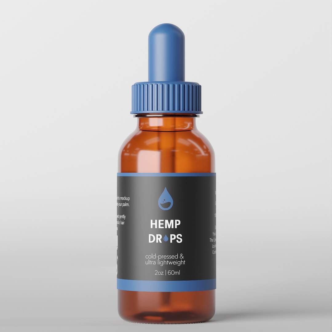 Hemp Drops 04 3D Model - TurboSquid 2287154