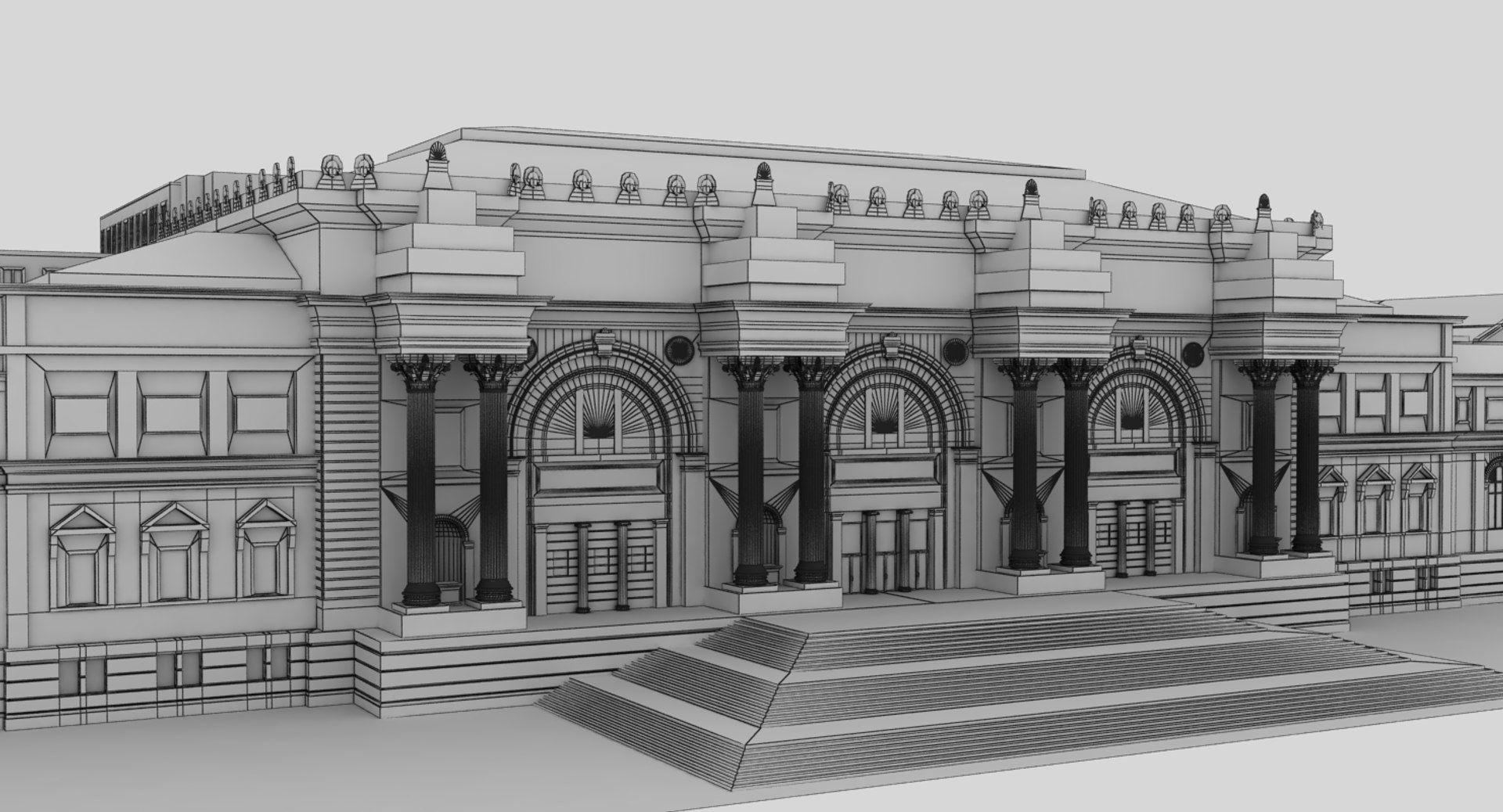 Metropolitan museum art new york 3D model - TurboSquid 1208931