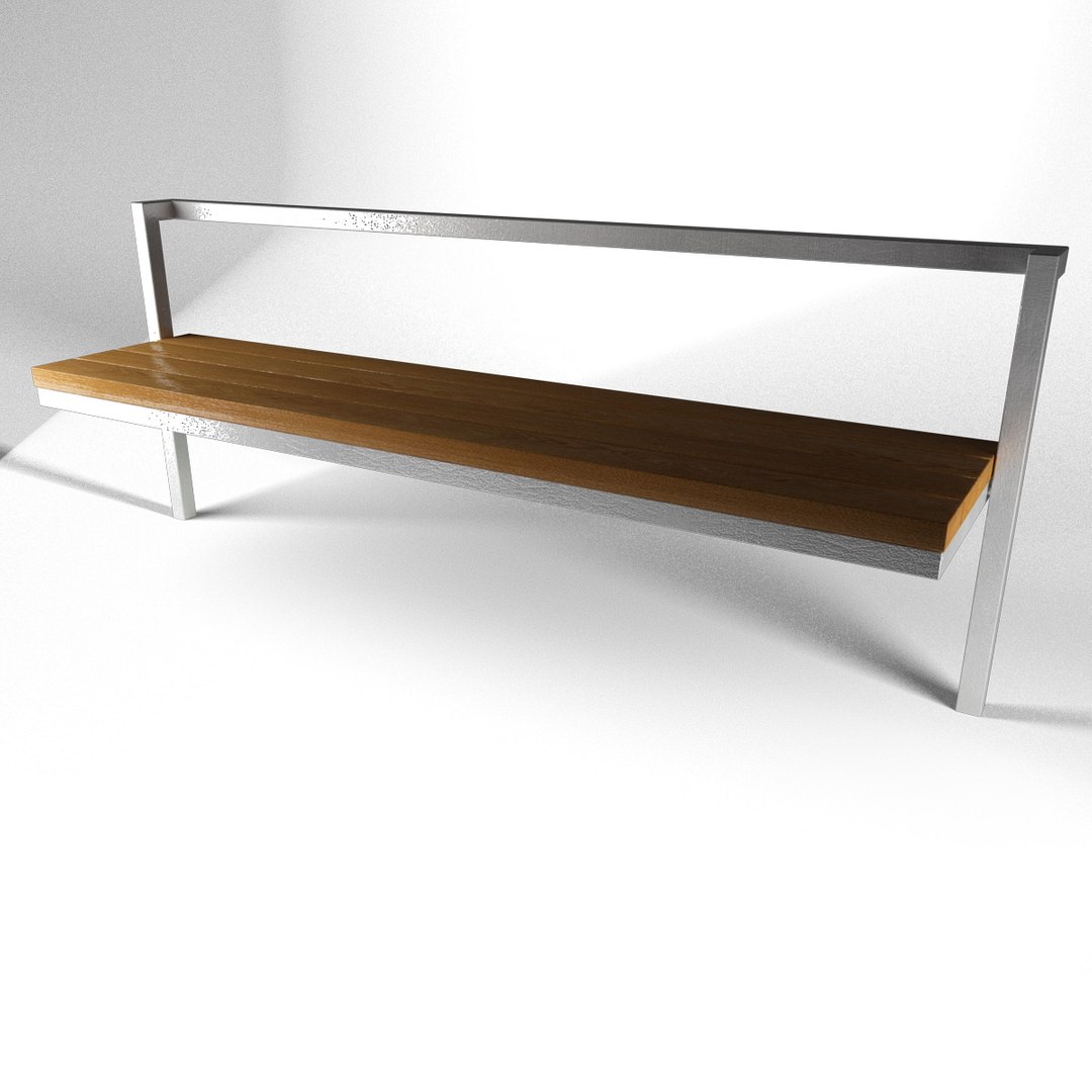 3d model bench 2
