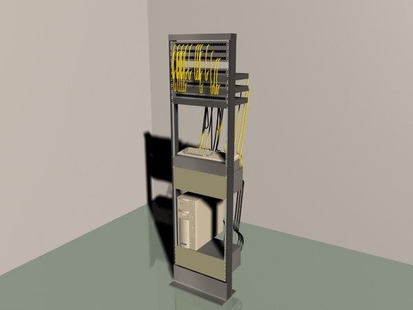 modelo 3d Rack para servidores - TurboSquid 375903
