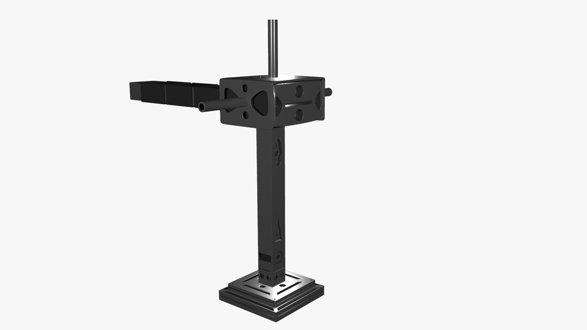 Futuristic Sci-Fi Turret 3D Model - TurboSquid 1730365