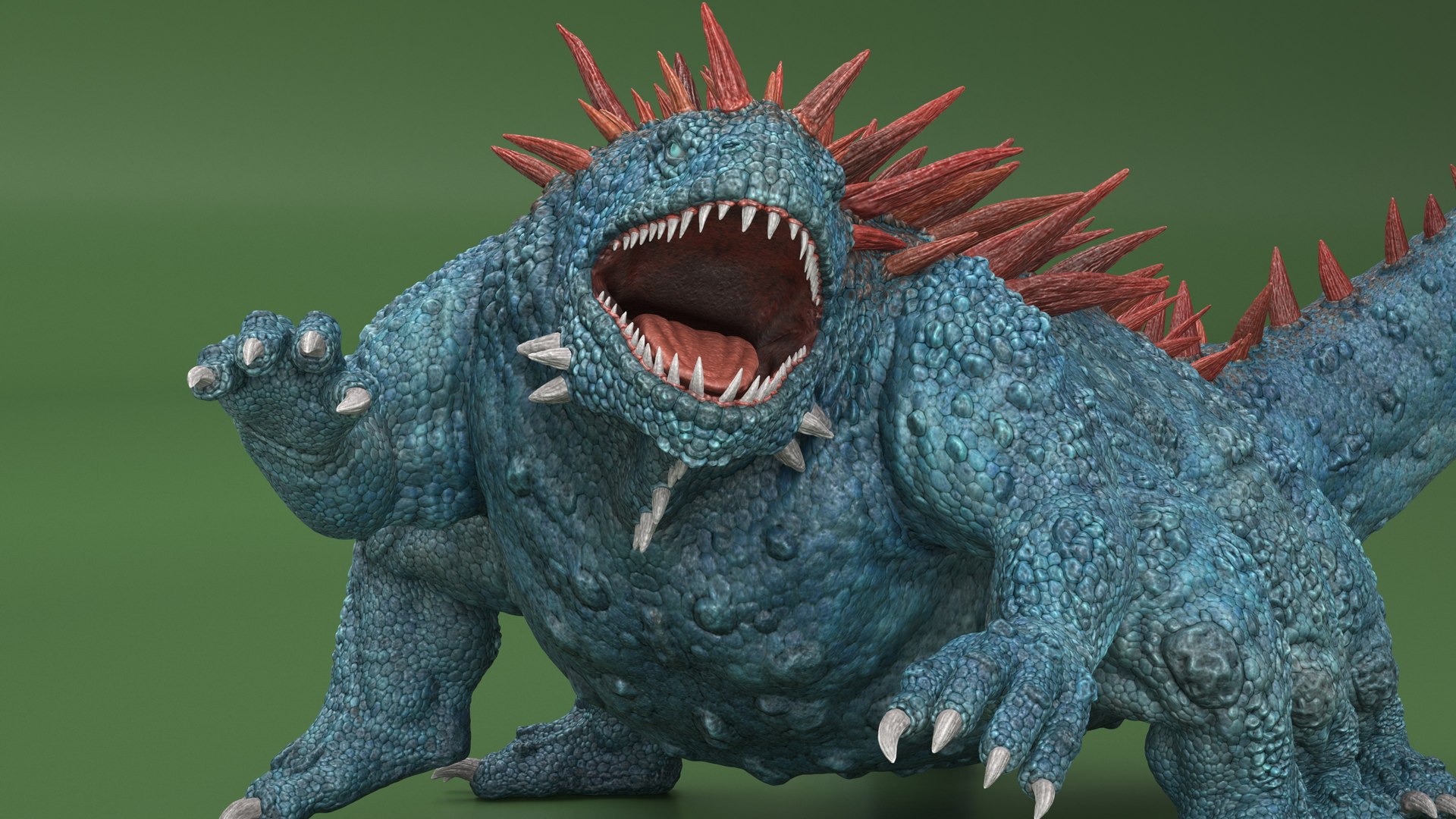 3D Model Aggressive Basilisk On Offense - TurboSquid 2224969