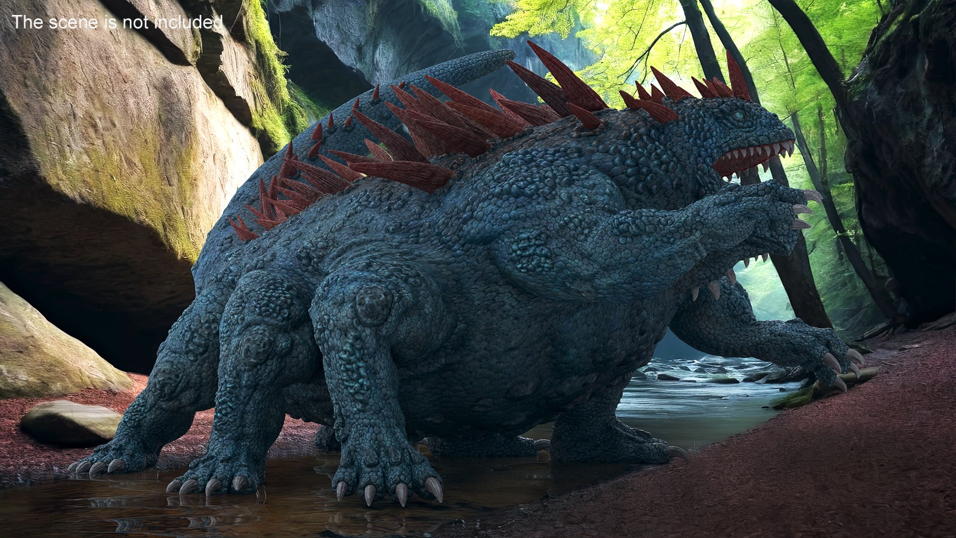 3D Model Aggressive Basilisk On Offense - TurboSquid 2224969