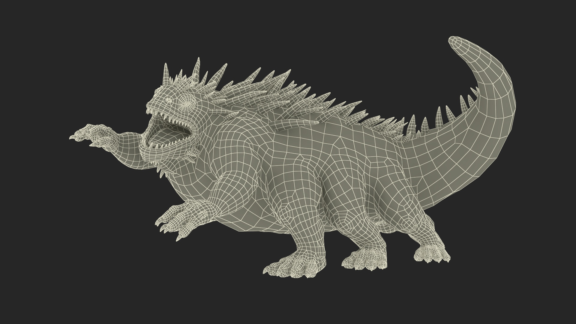 3D Model Aggressive Basilisk On Offense - TurboSquid 2224969