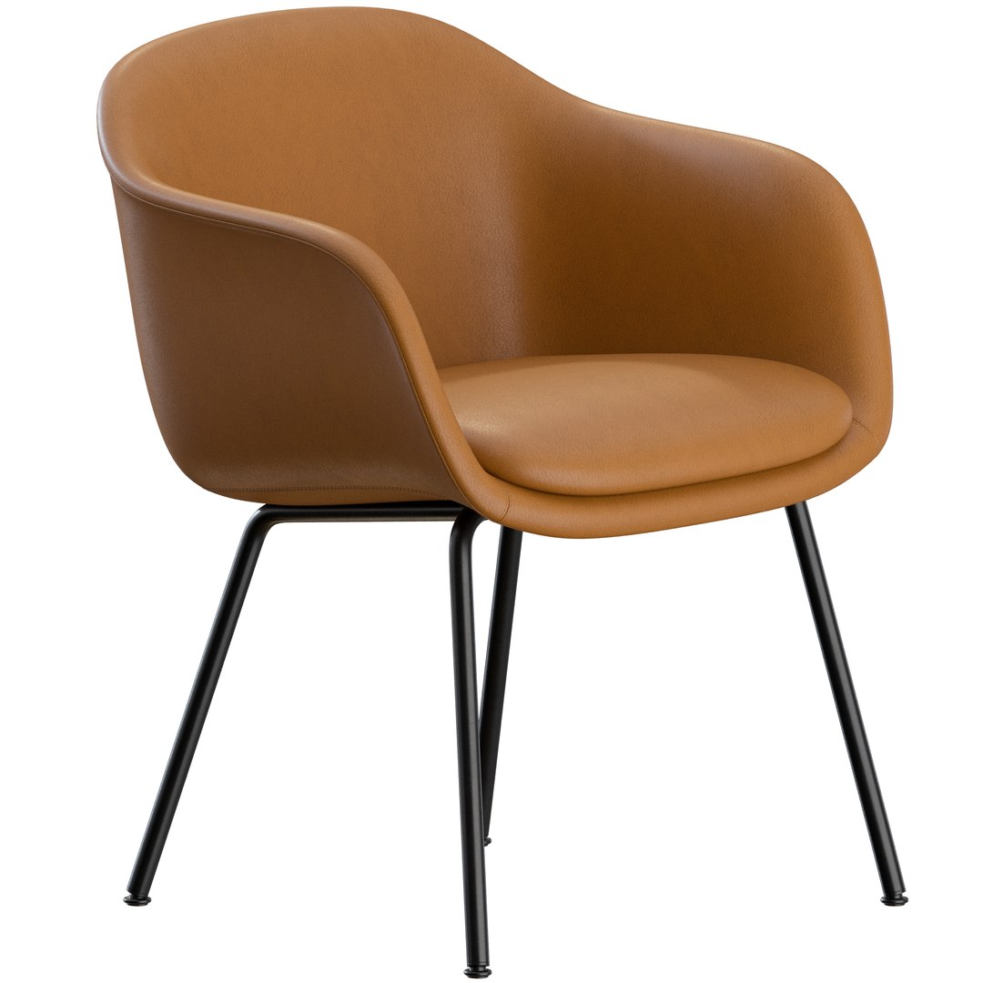 Fiber Conference Armchair Tube By Muuto 3D Model - TurboSquid 2128494