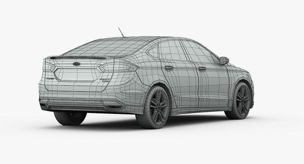 3d fusion titanium sedan model