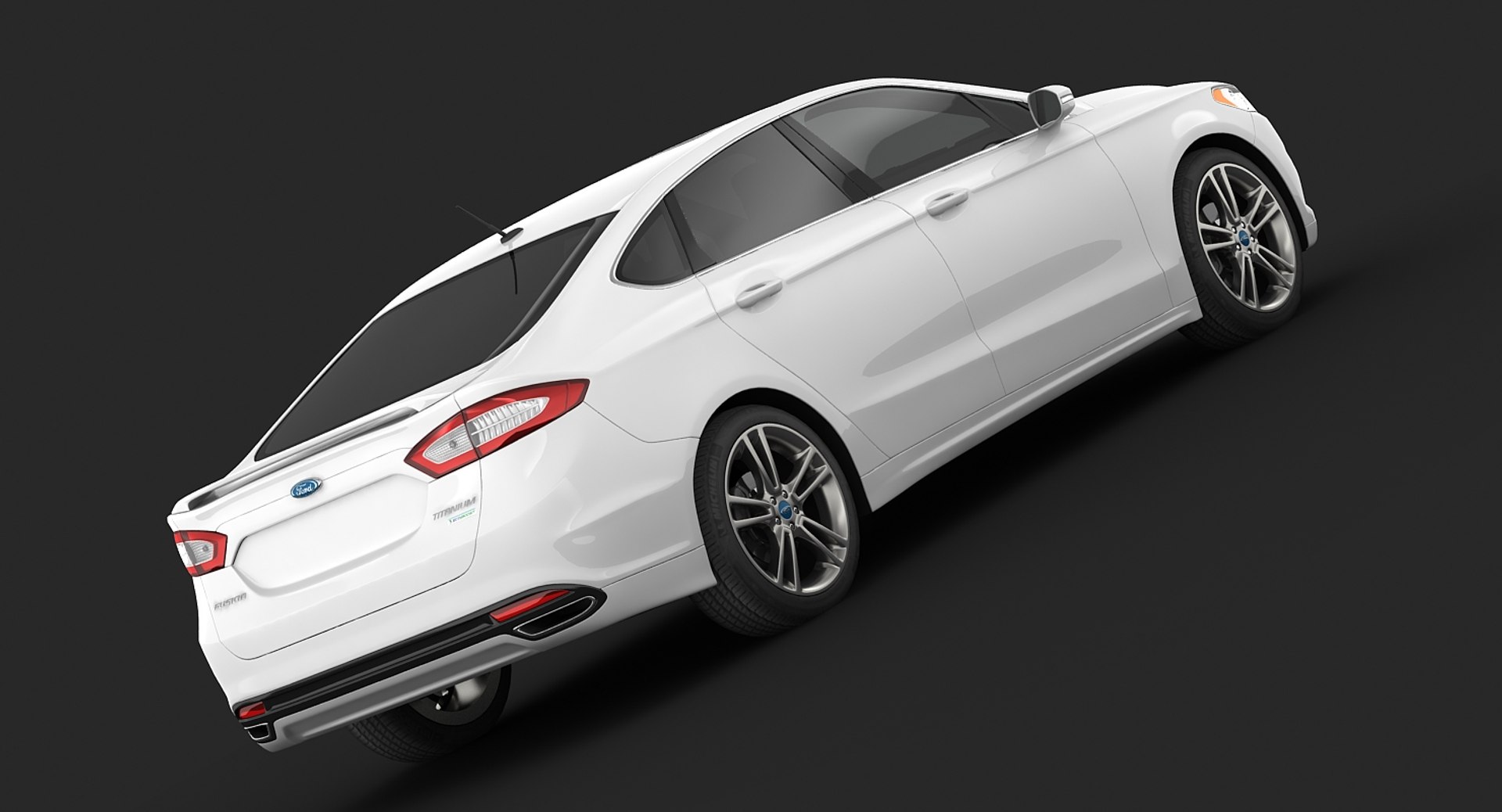 3d Fusion Titanium Sedan Model