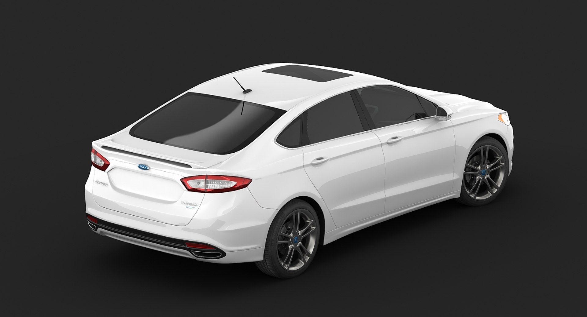 3d Fusion Titanium Sedan Model