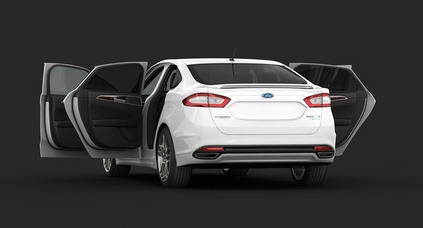3d fusion titanium sedan model