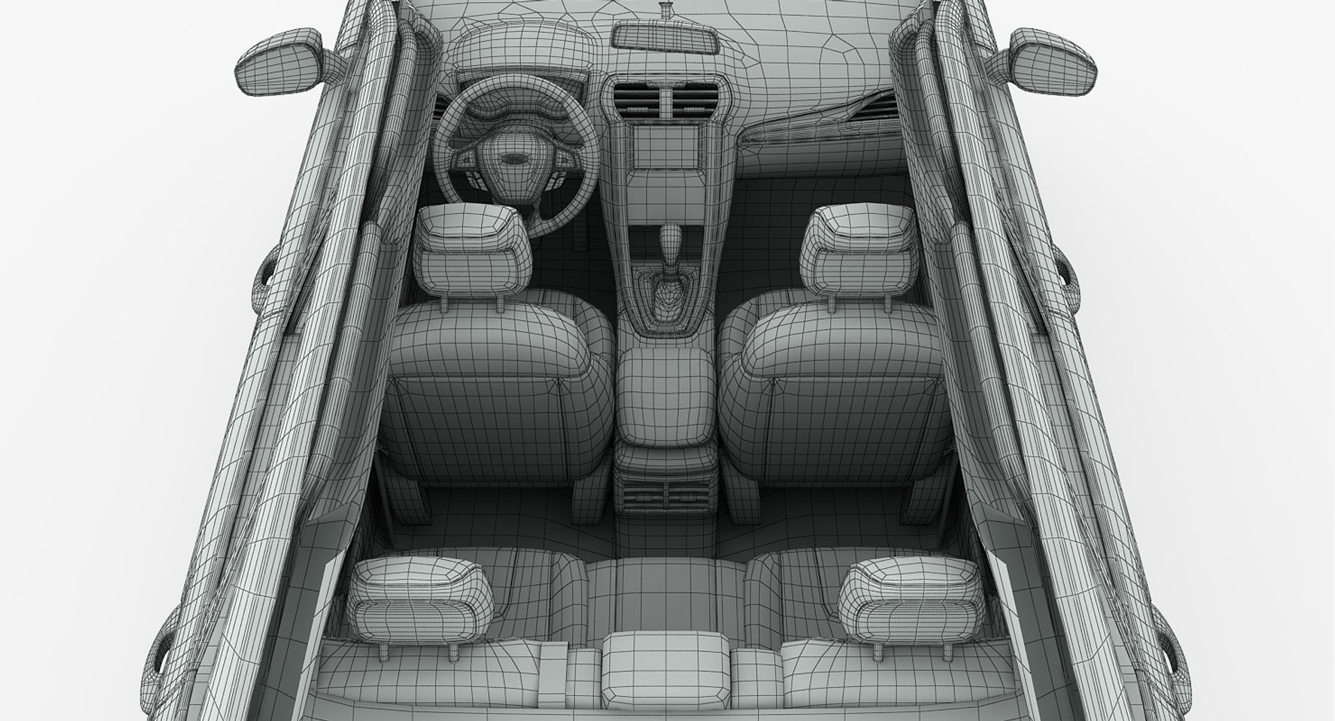 3d fusion titanium sedan model