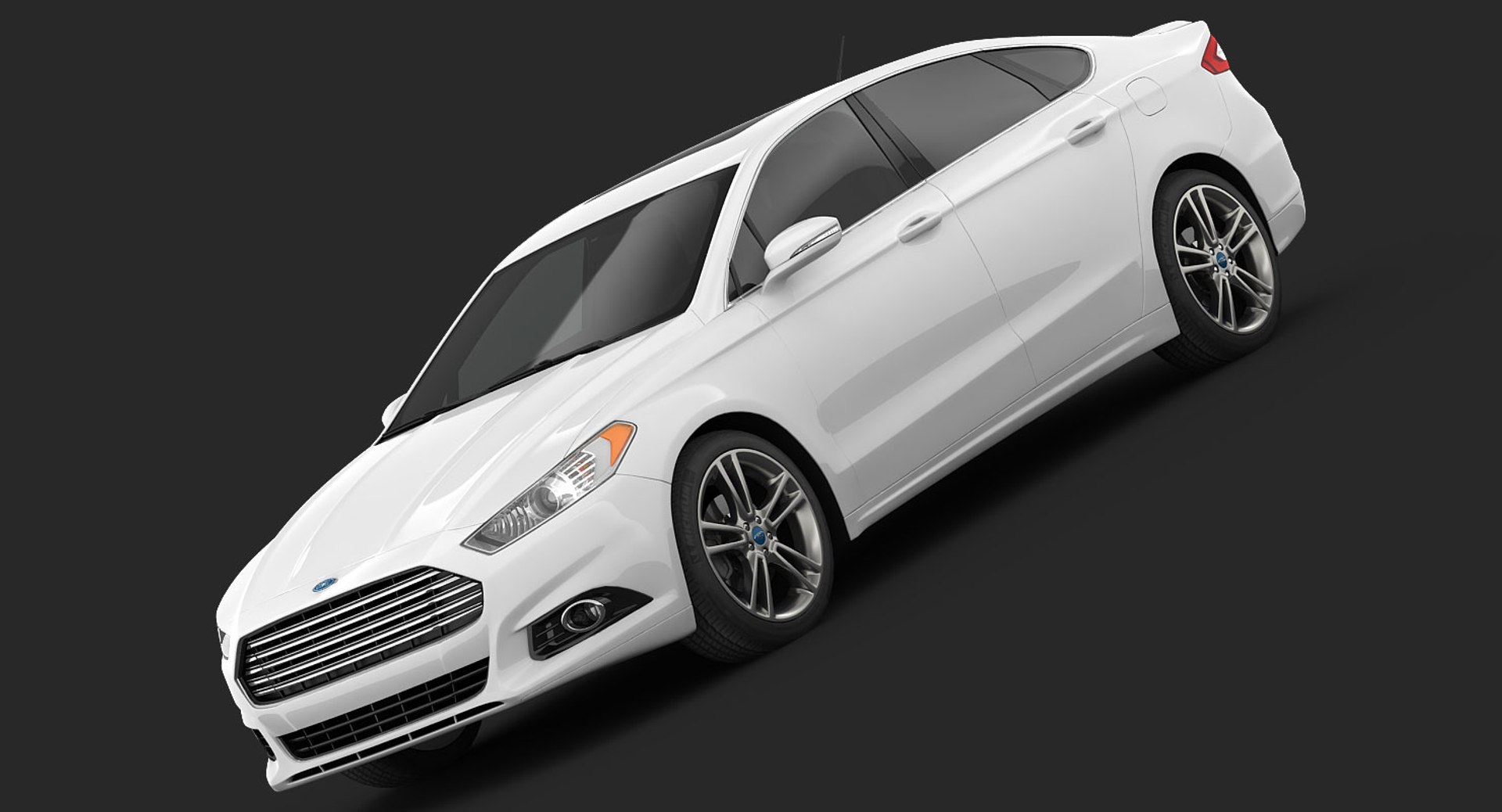 3d fusion titanium sedan model