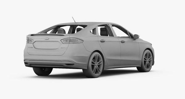 3d fusion titanium sedan model