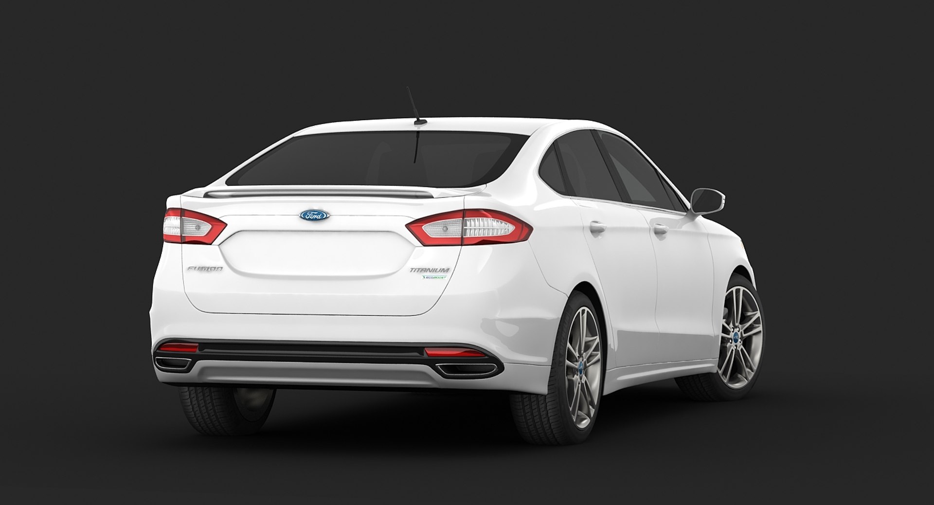 3d Fusion Titanium Sedan Model