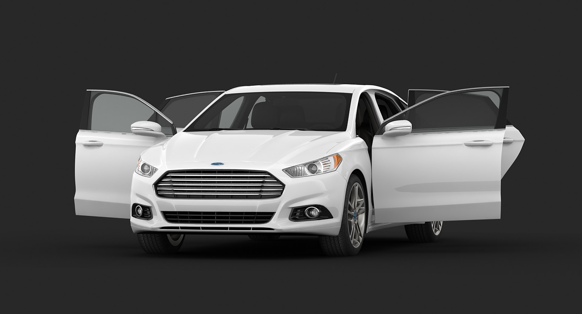 3d Fusion Titanium Sedan Model