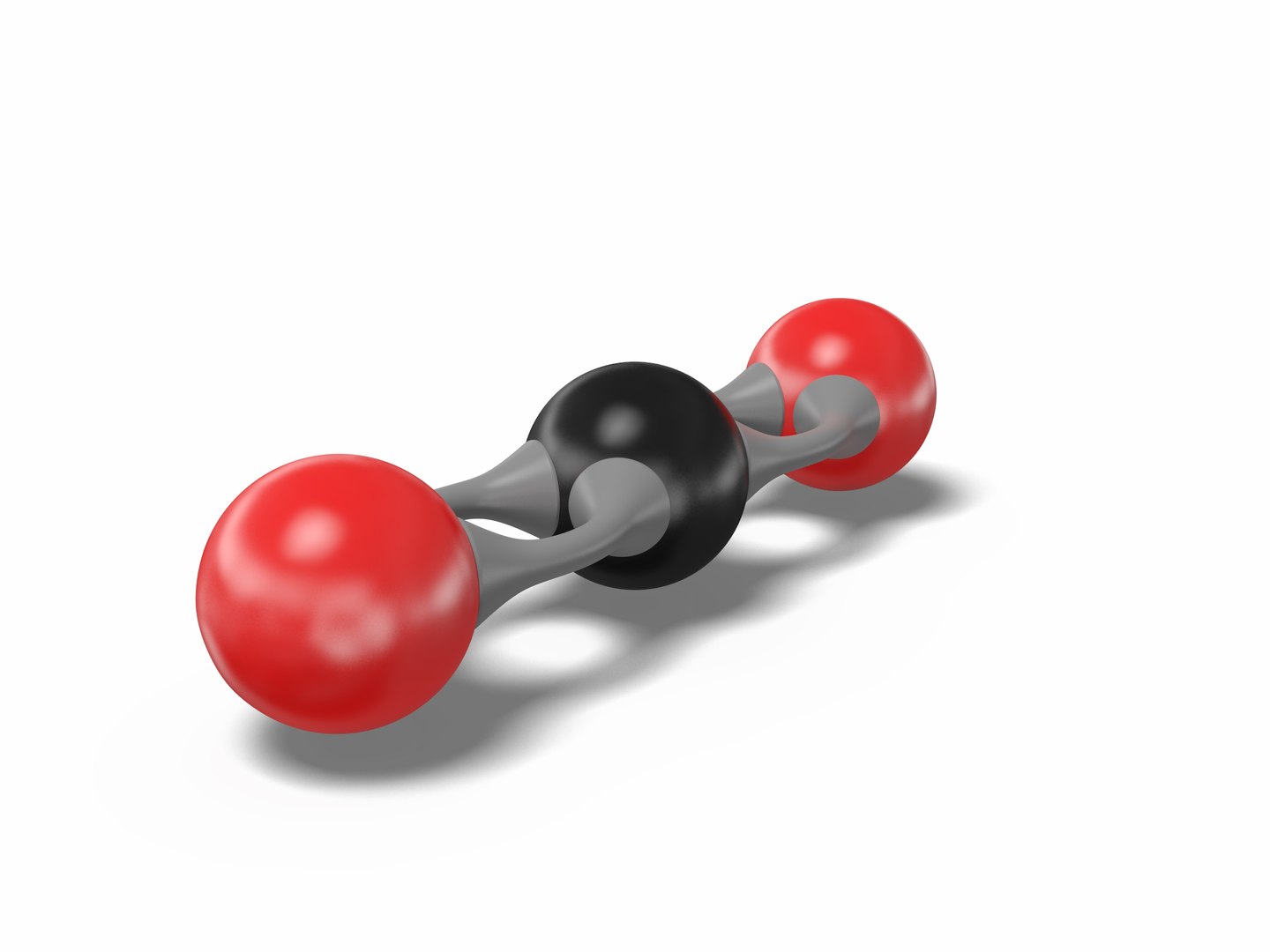 3D Carbon Dioxide Molecule Co2 - TurboSquid 1543637