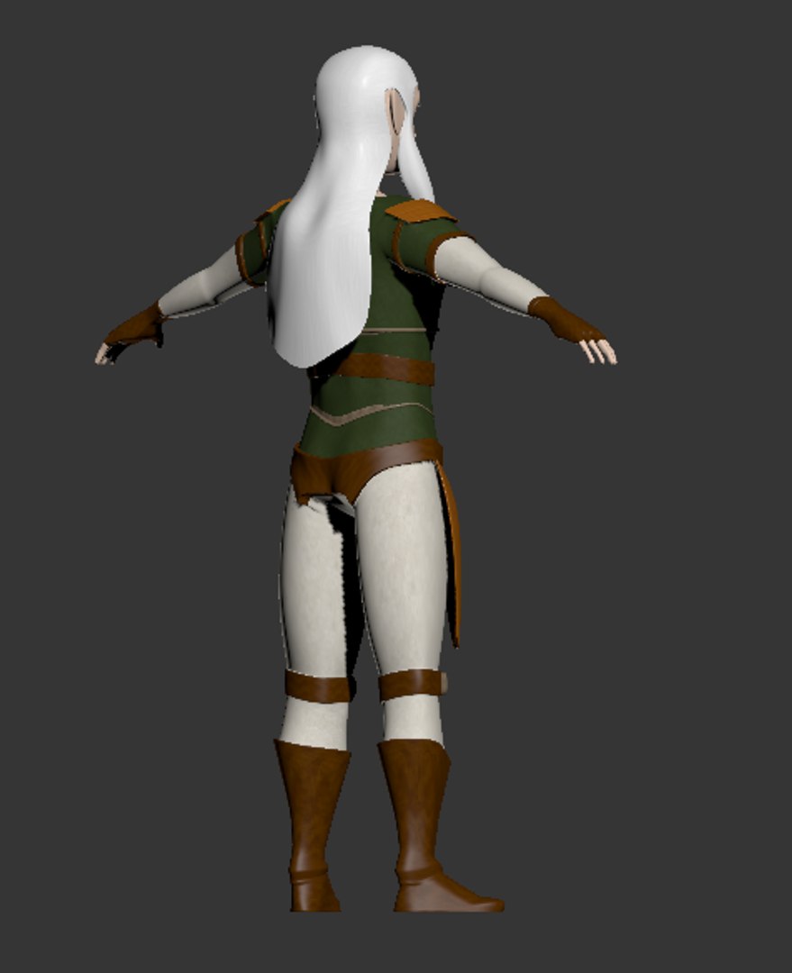 Elf Character 3D Model - TurboSquid 1461358
