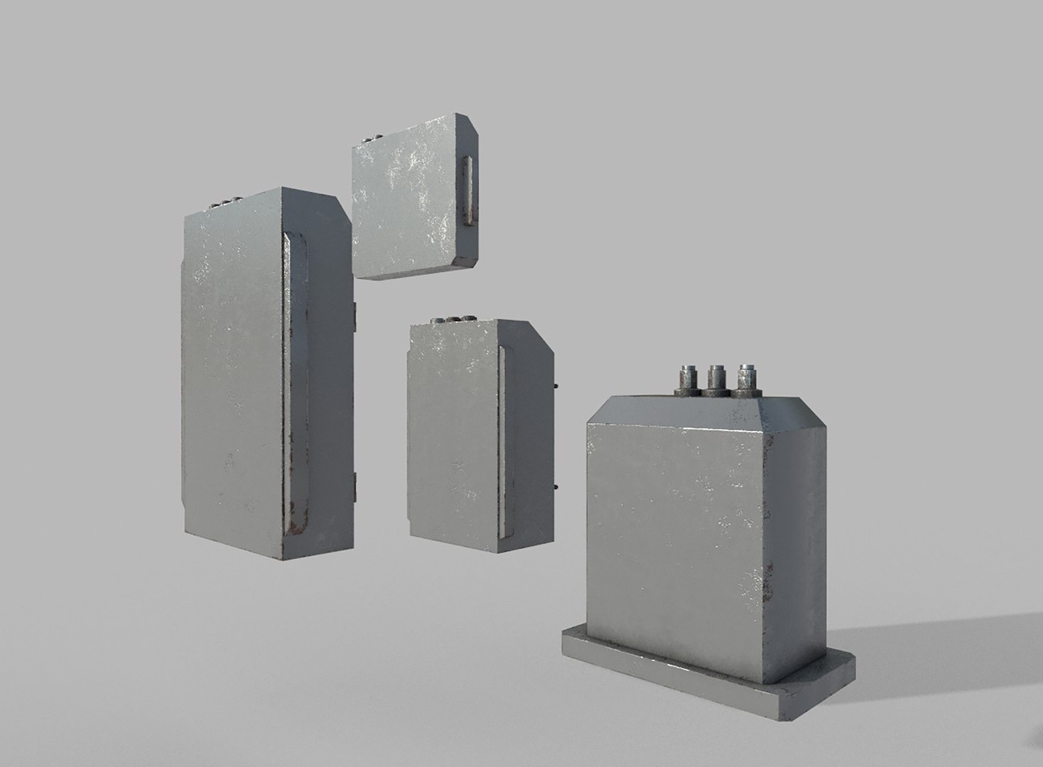 3D model Electric Boxes Collection - TurboSquid 1746667