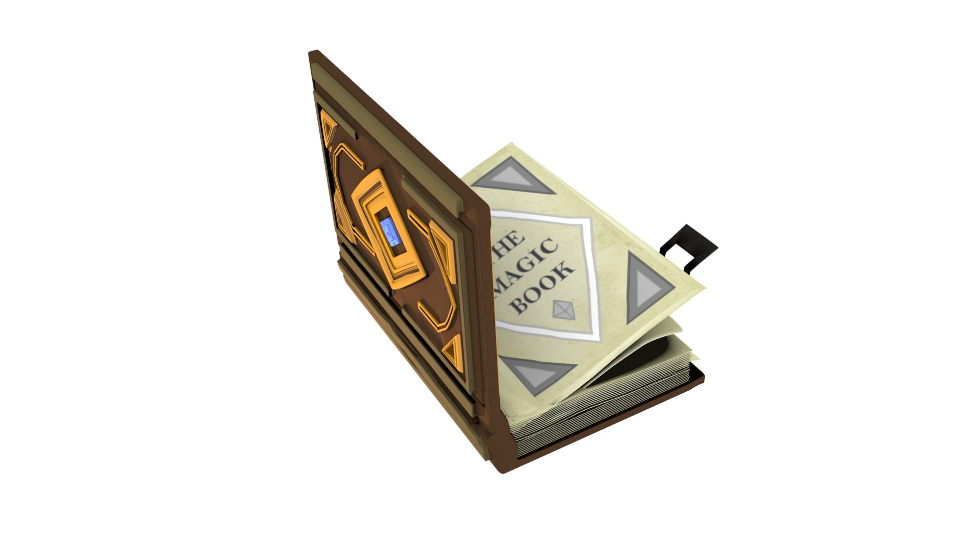 Magic Book 3D Model - TurboSquid 1610022