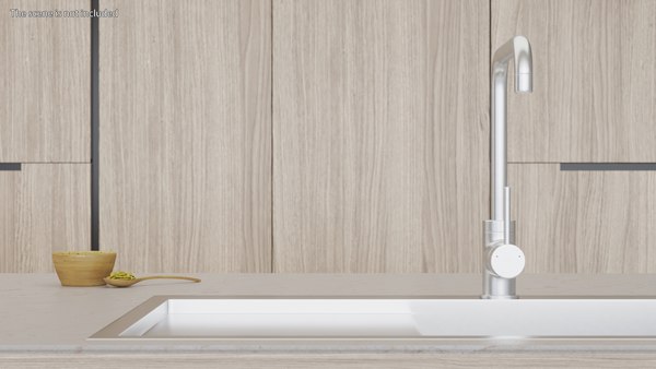 Angular Single Lever Sink Mixer 3D model - TurboSquid 1722914