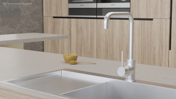Angular Single Lever Sink Mixer 3D model - TurboSquid 1722914