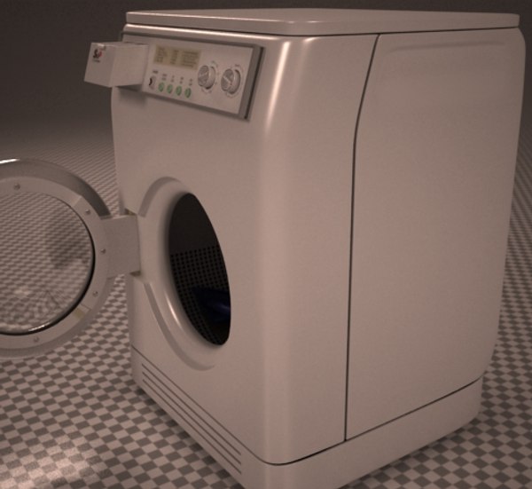 3d model washing machine