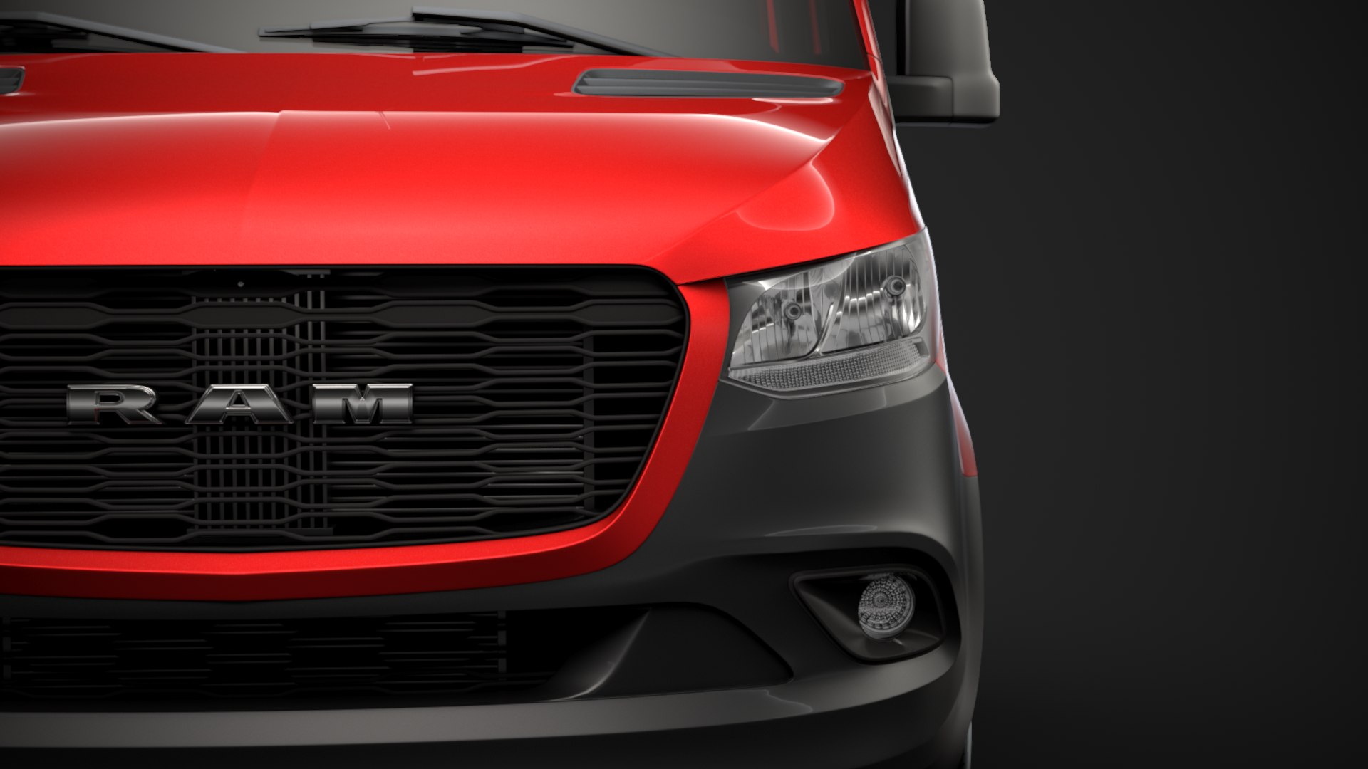 3D Model Ram Sprinter Chassis Crew - TurboSquid 1454519