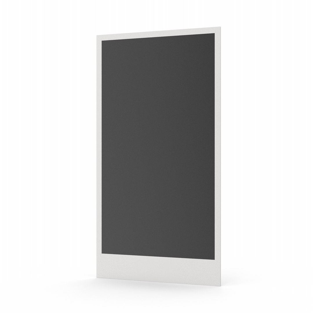 Photo Paper Frame 3D Model - TurboSquid 2280656