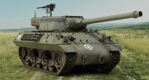 M36 잭슨 탱크 파괴자 3D 모델 - TurboSquid 765827