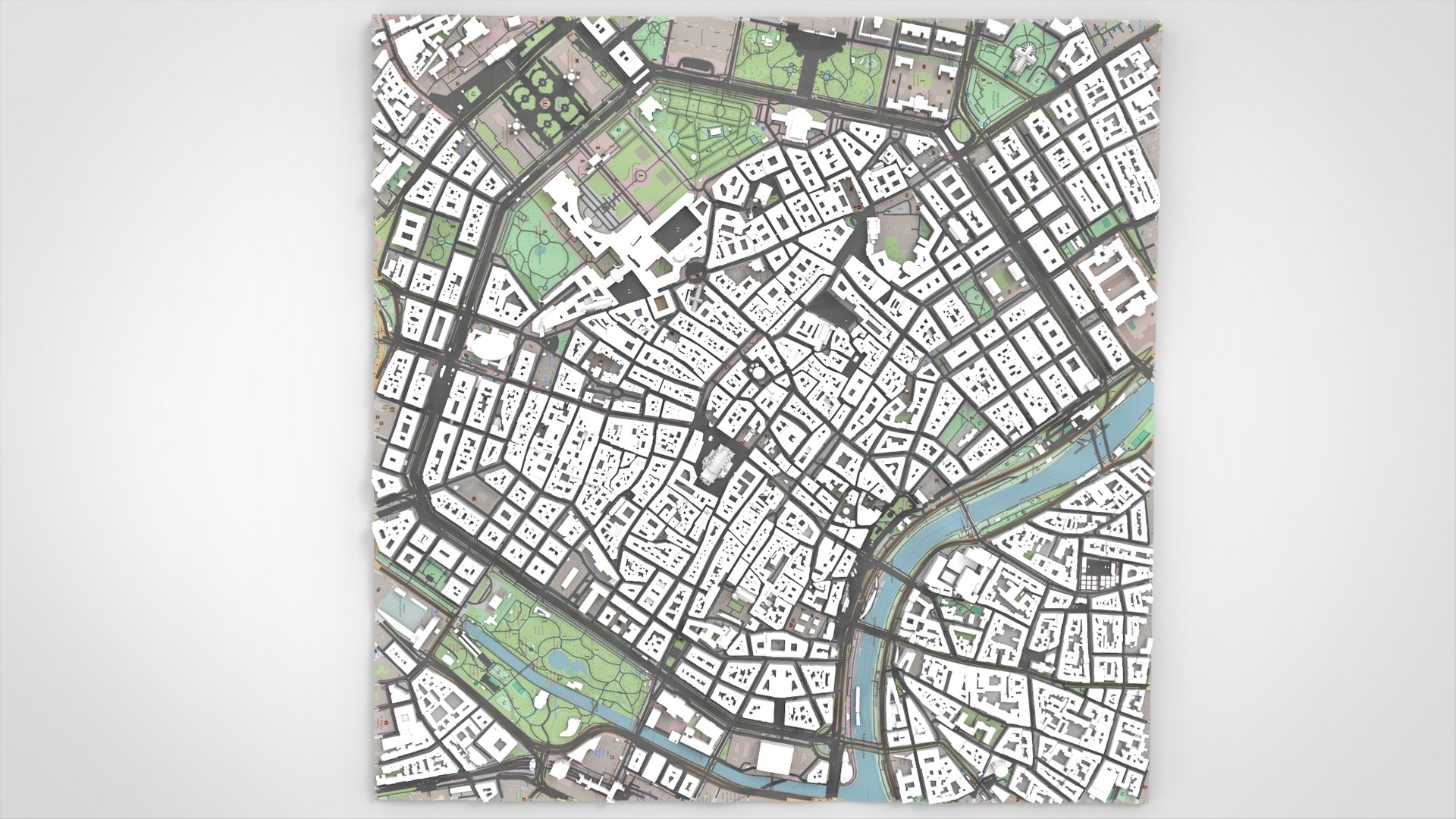 3D Cityscape Vienna Austria - TurboSquid 2408242