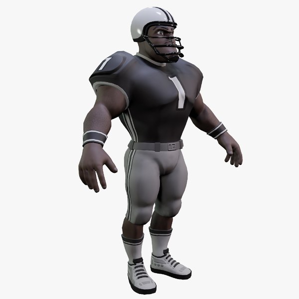 American Football Touchdown Character 01A 3D model - TurboSquid 1978193