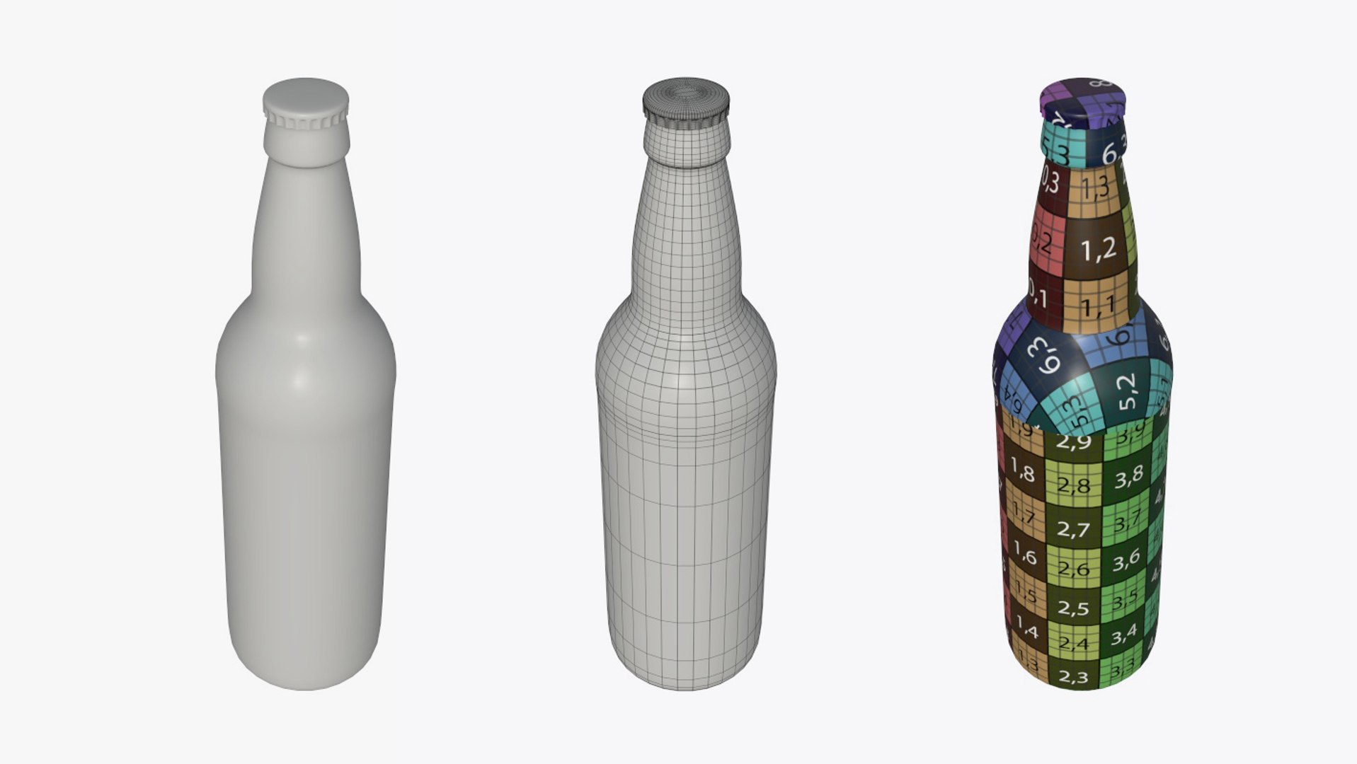 Beer Bottle Model - TurboSquid 1506134