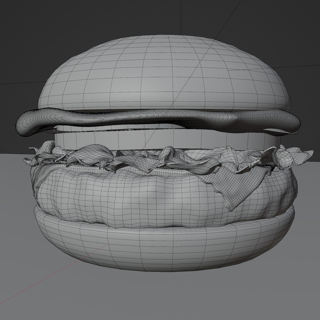3D Burger 3d Model - TurboSquid 2245936