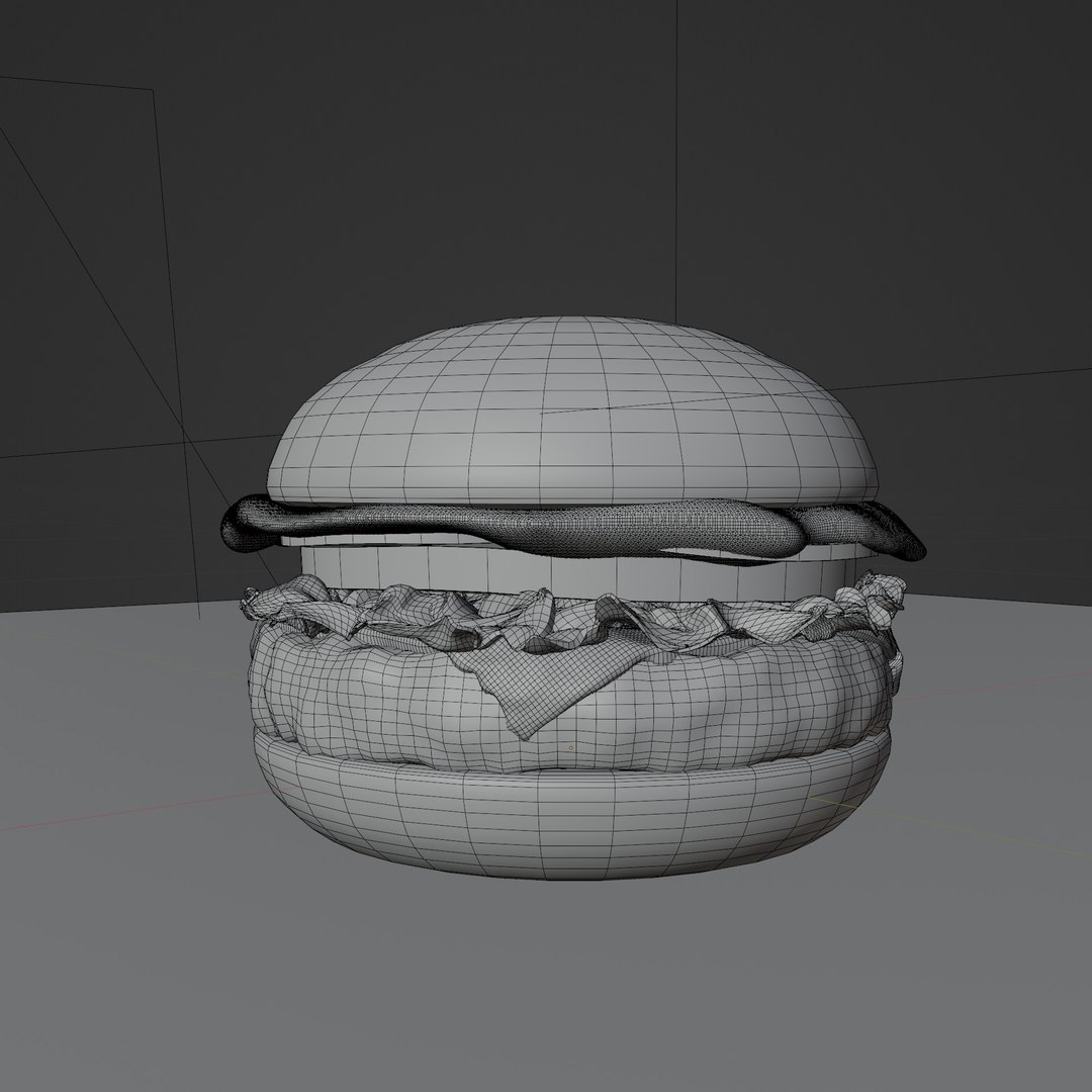 3D Burger 3d Model - TurboSquid 2245936