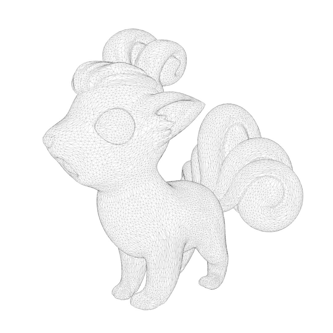3D Model Vulpix Pokemon - TurboSquid 2066236