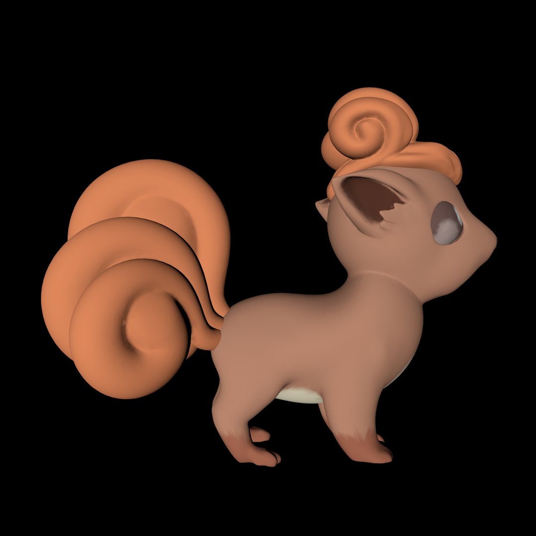 3D Model Vulpix Pokemon - TurboSquid 2066236