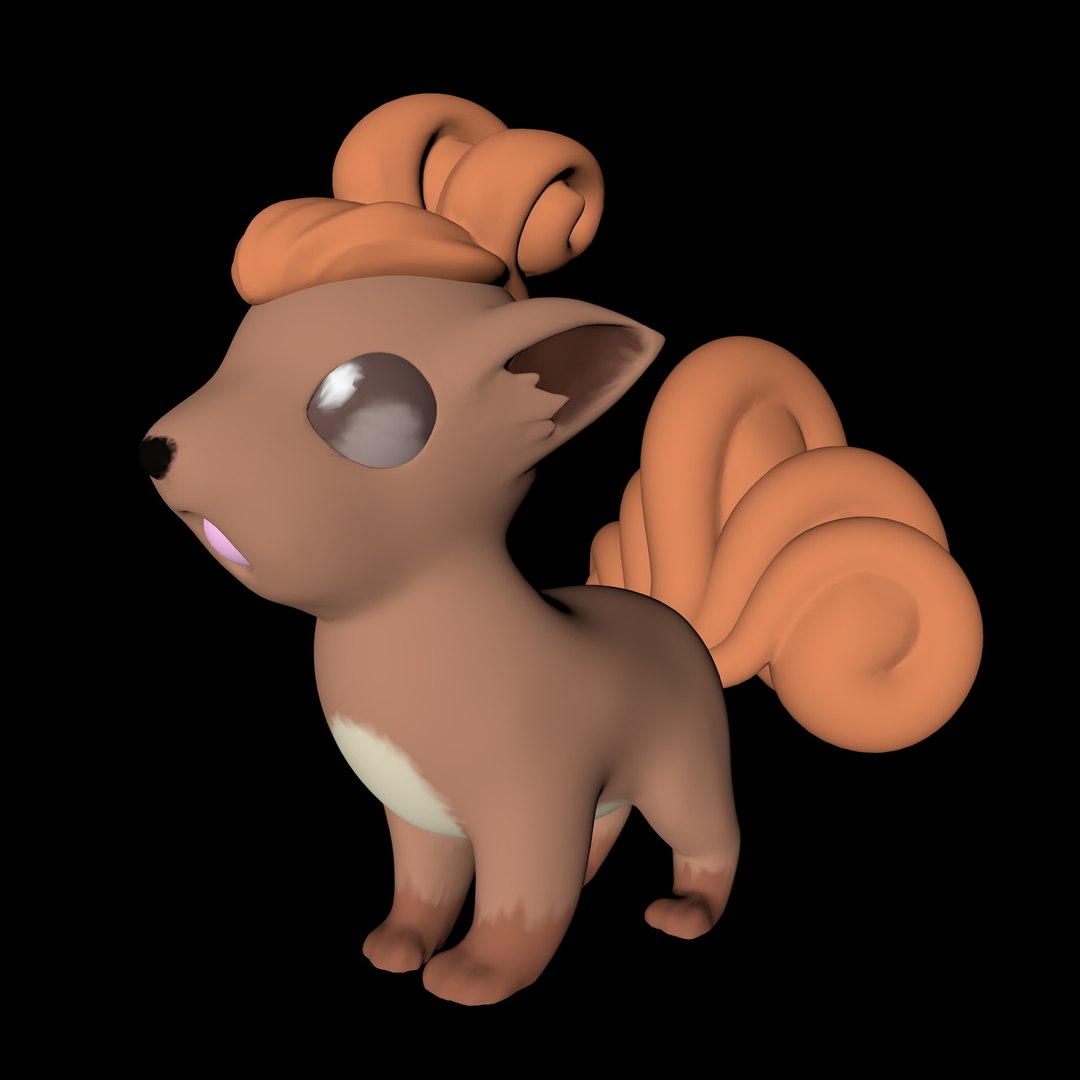 3D Model Vulpix Pokemon - TurboSquid 2066236