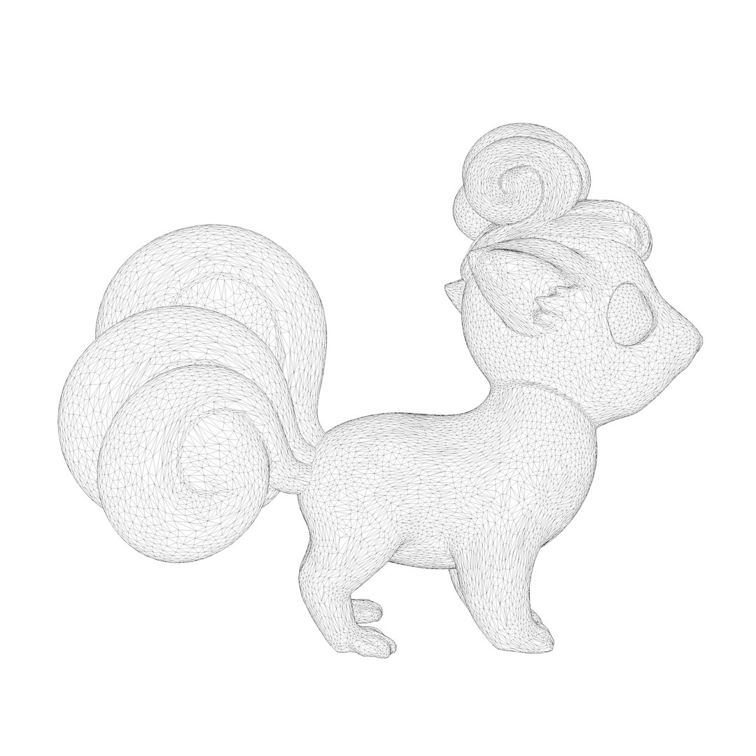 3D Model Vulpix Pokemon - TurboSquid 2066236